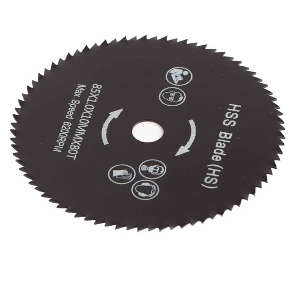 85mm 80T Circular Saw Blade Stainless Steel Wood Cutting Disc, 10mm ...