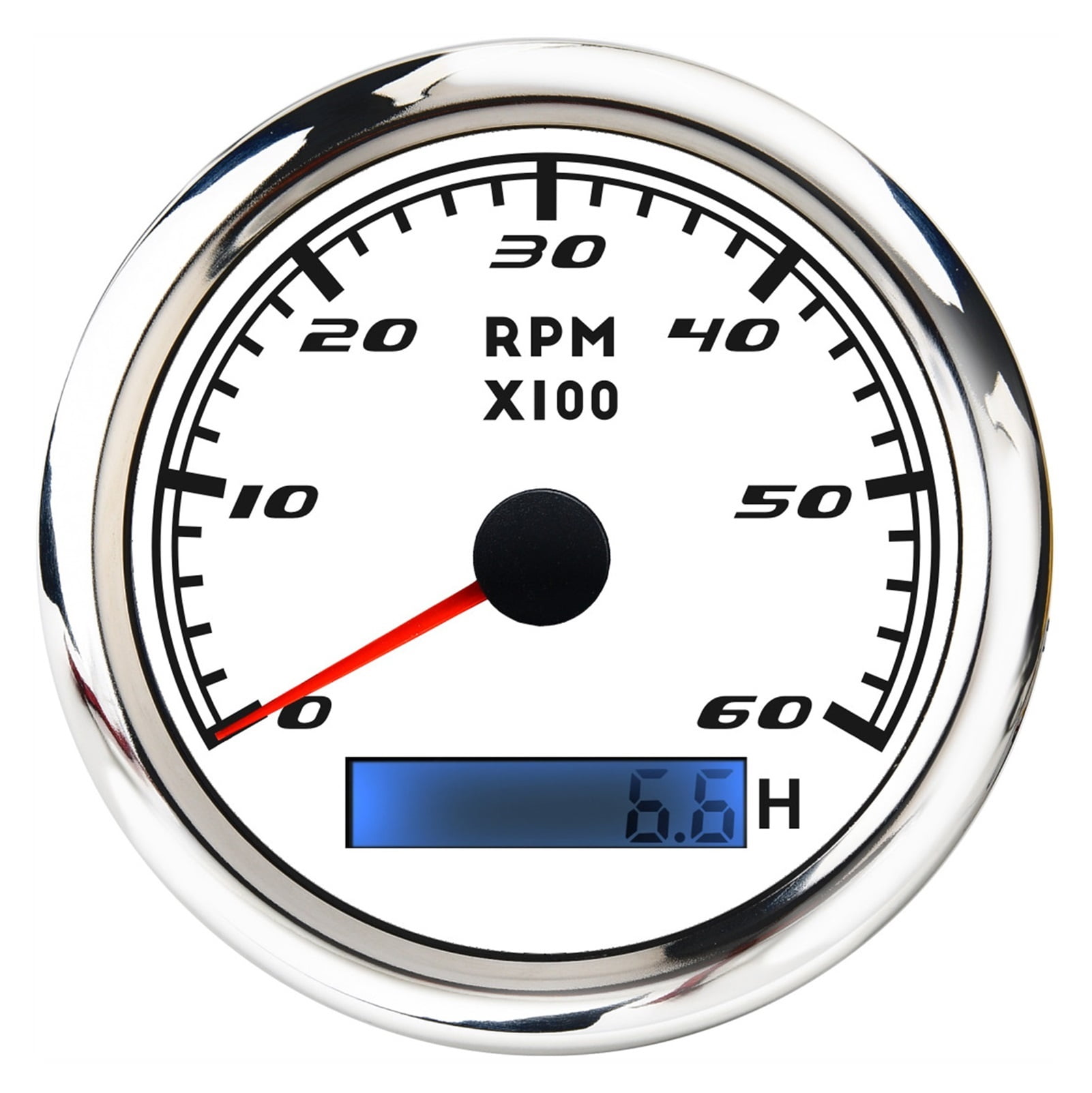 85mm Digital 8000 RPM Tachometer Gauge 3000 4000 6000 7000 RPM ...