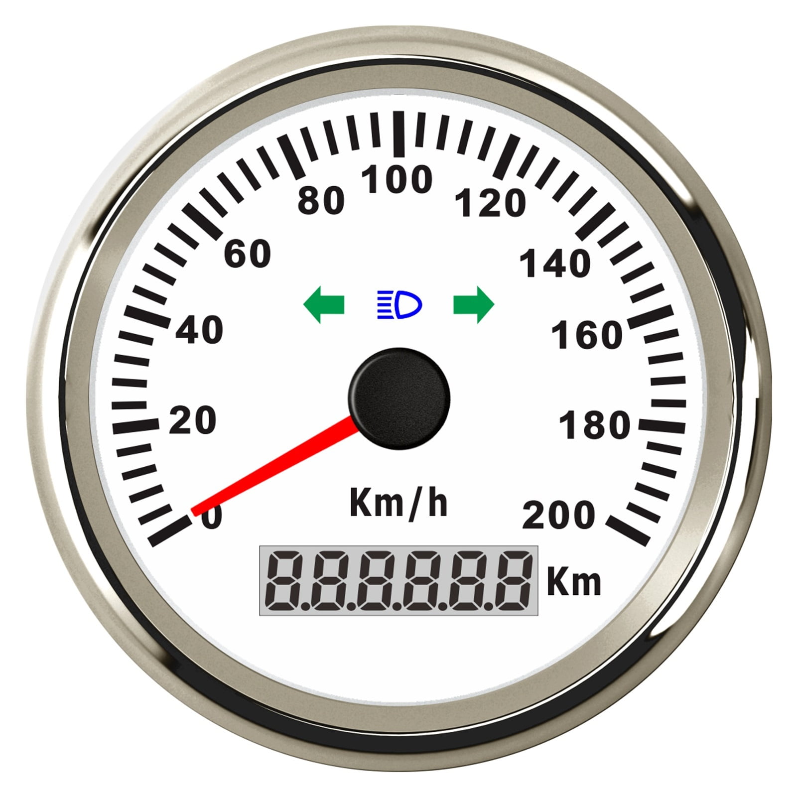 85mm GPS Speedometer 0-120KM/H 200kmh 0-120MPH 200MPH Left Right With ...