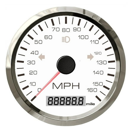 SeaStar Solutions Lido Fog-Free 10-65 MPH Speedometer Kit - Walmart.com