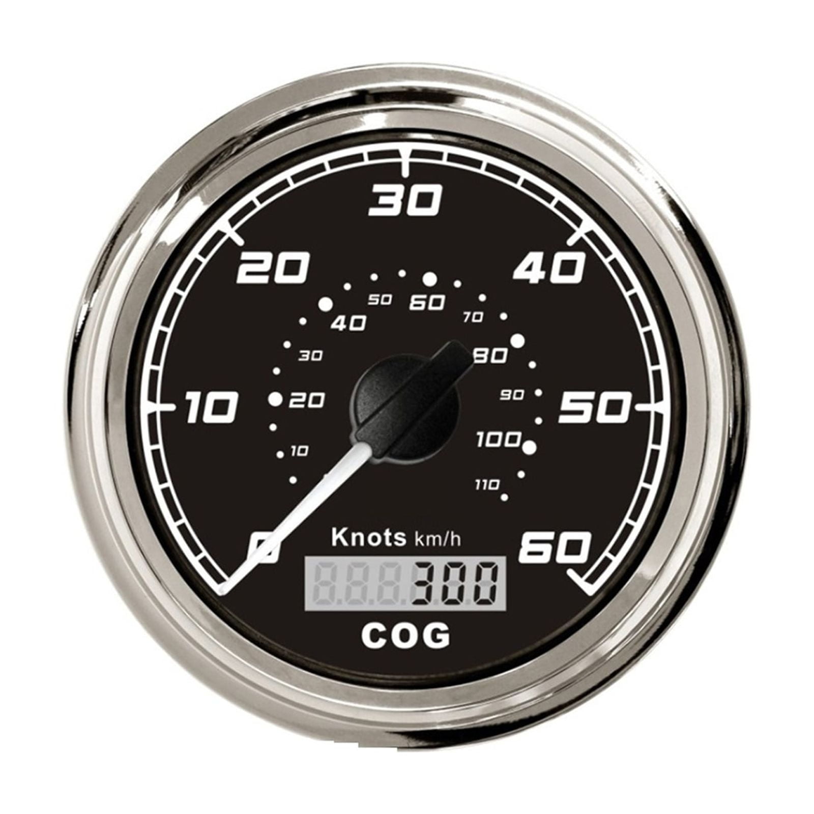 85mm GPS Speedometer 0-30 Knots 0-60 Knots(0-55 Km/h 110 Km/h) With Red ...