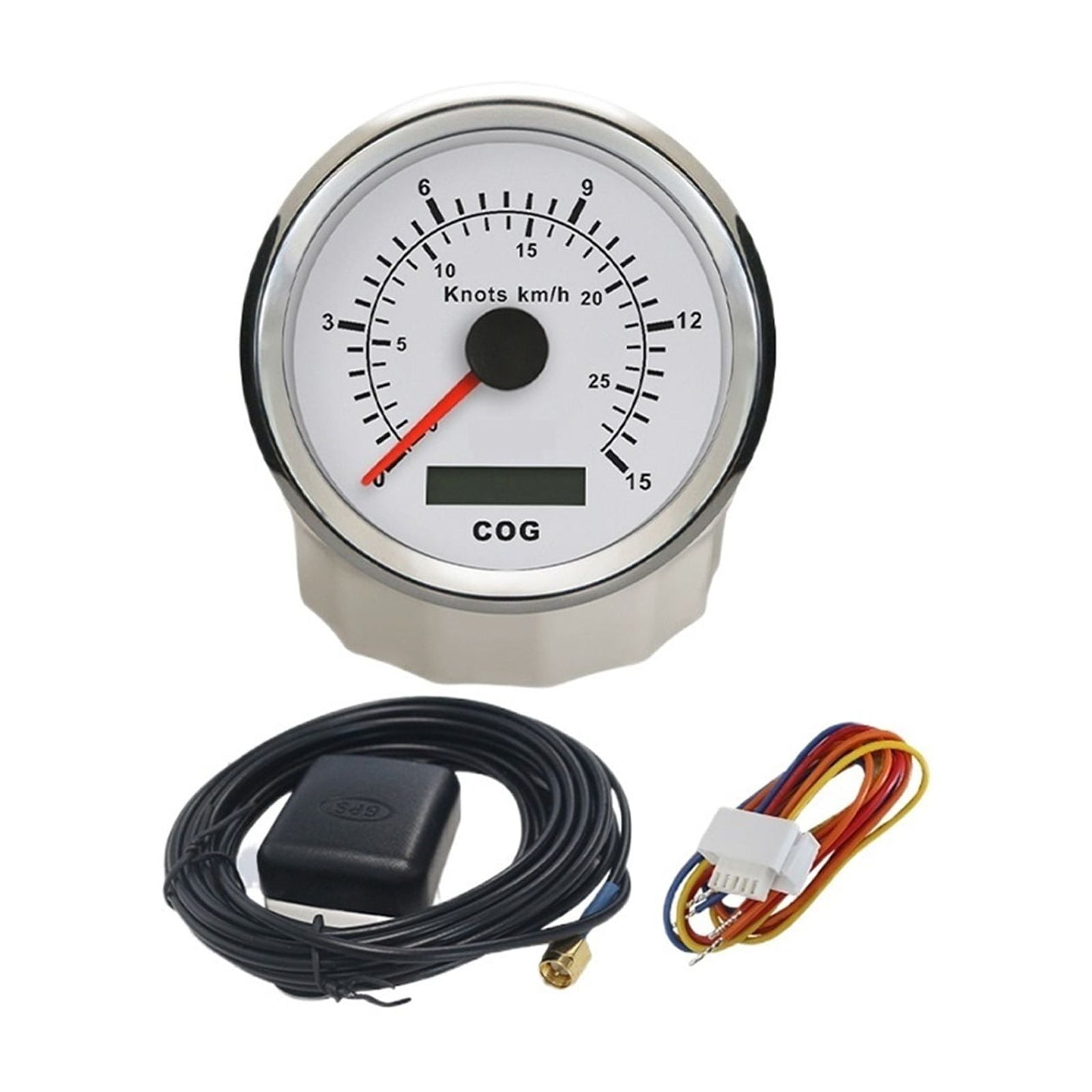 85mm GPS Speedometer 0-30knots Speed Mileometer 0-55km/h For Boat ...