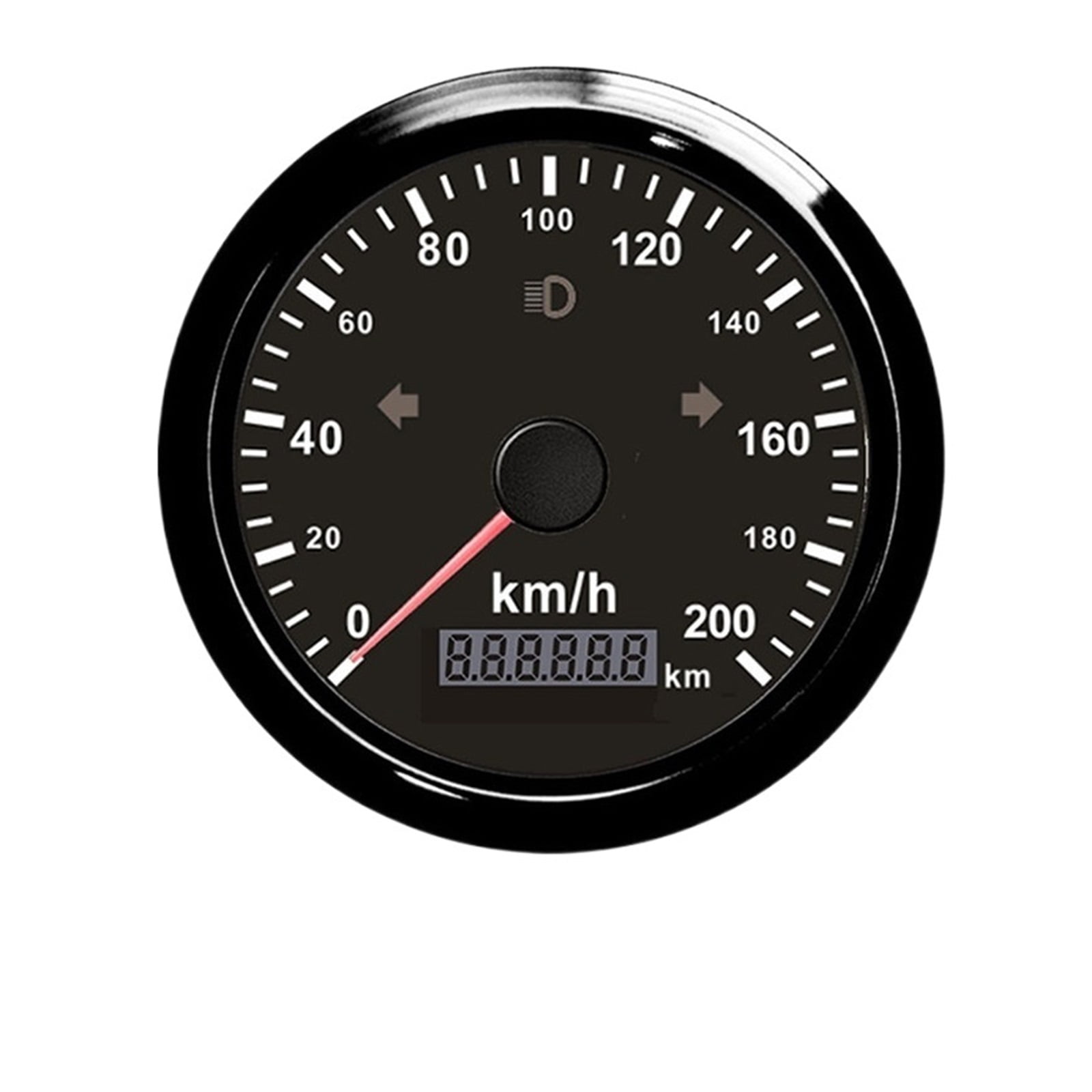 85mm GPS Speedometer Odometer 200km/h GPS Speed Gau For Car Snowmobile ...