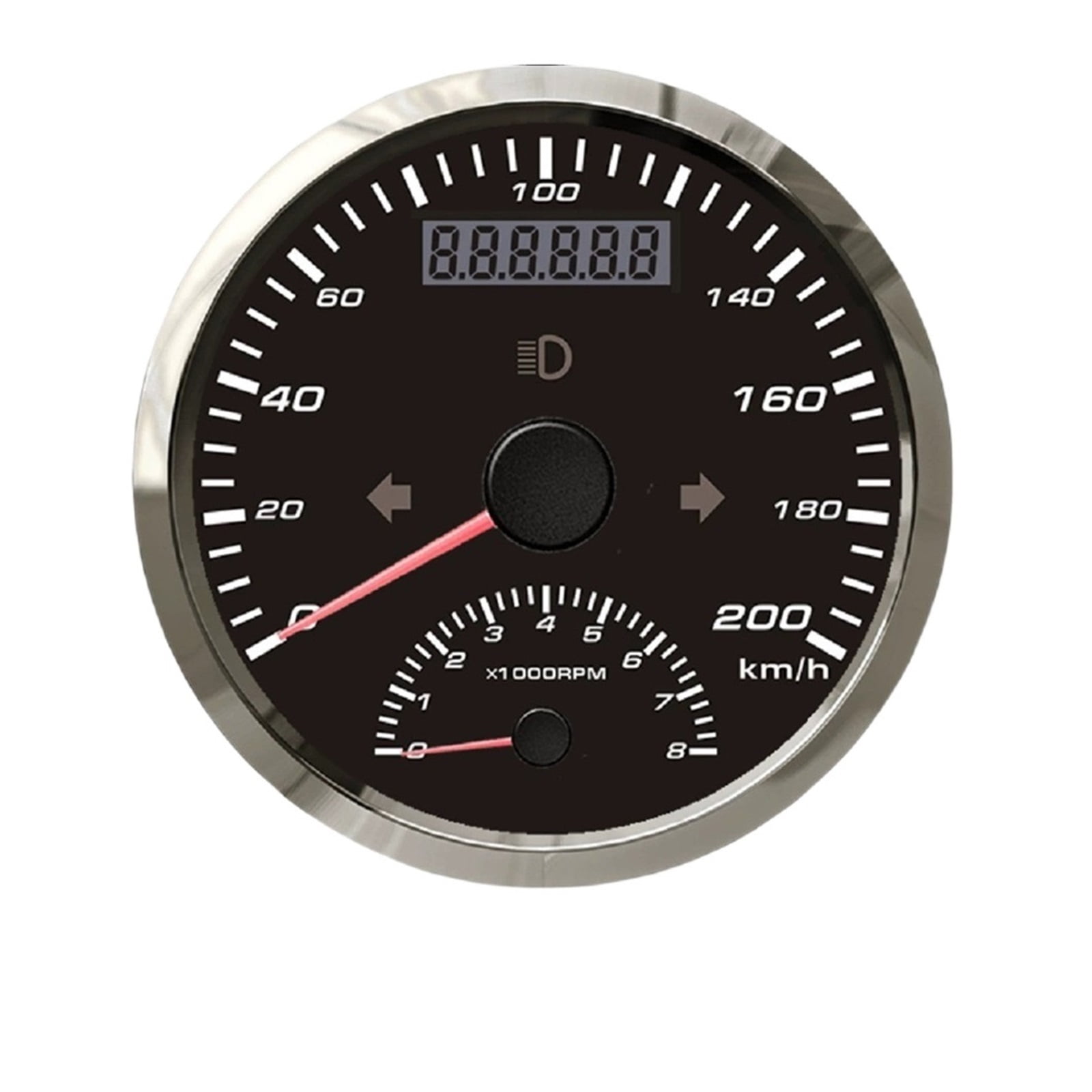 85mm GPS Speedometer Odometer GPS Antenna 125 Km/h 200km/h With ...