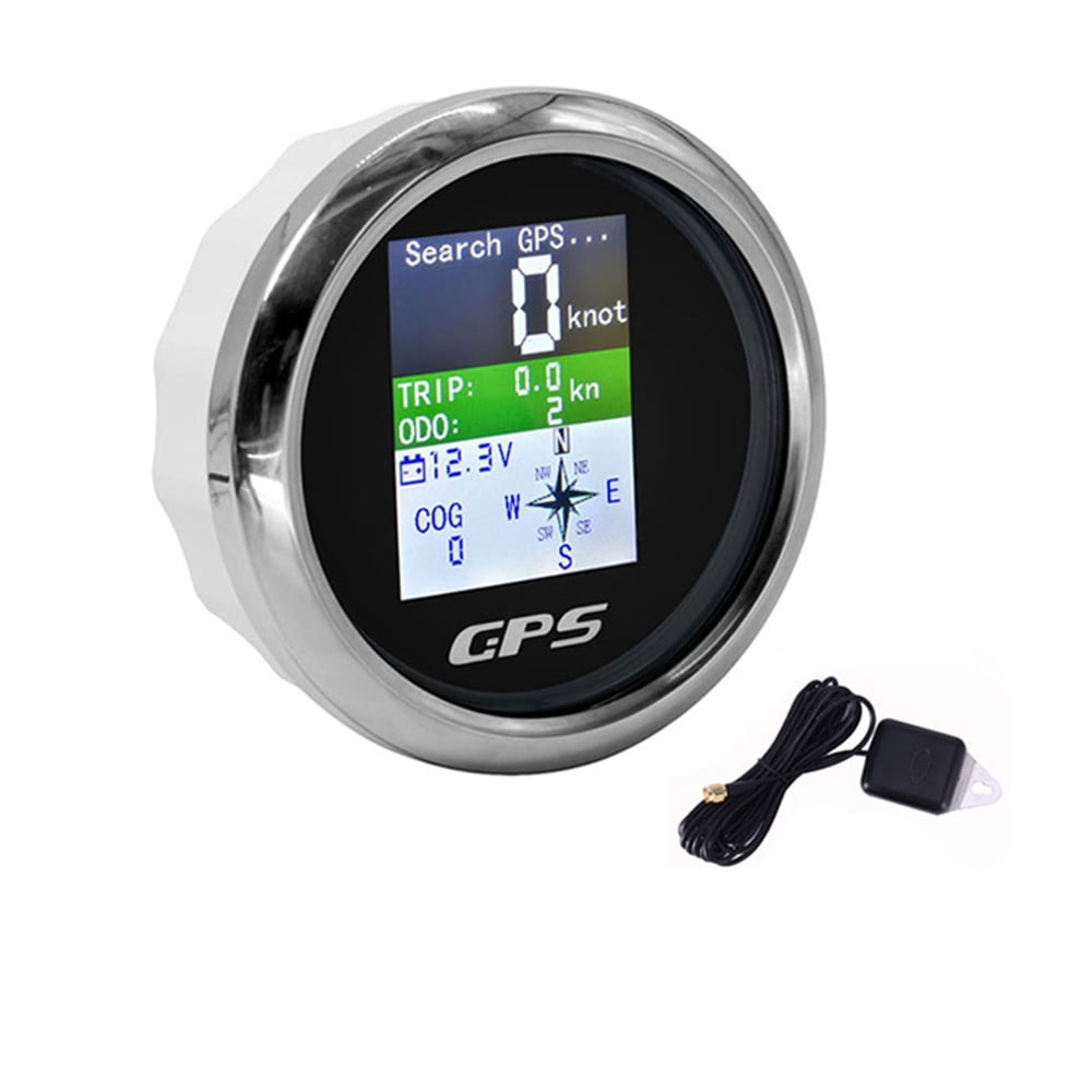 85mm GPS Speedometer Odometer km/h Mph Knots w/GPS Antenna for Car ...