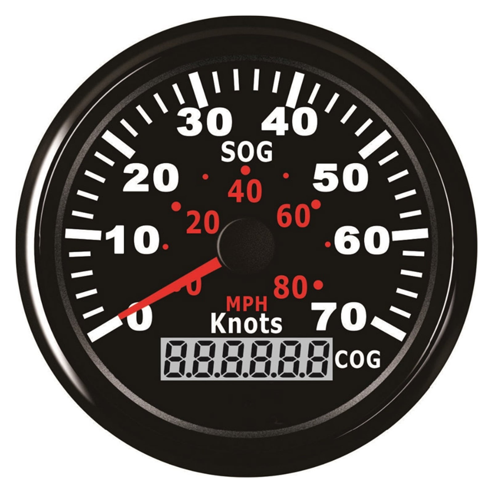 85mm GPS Speedometer Stainless Waterproof Gauge 70Knots 80MPH Speed For ...