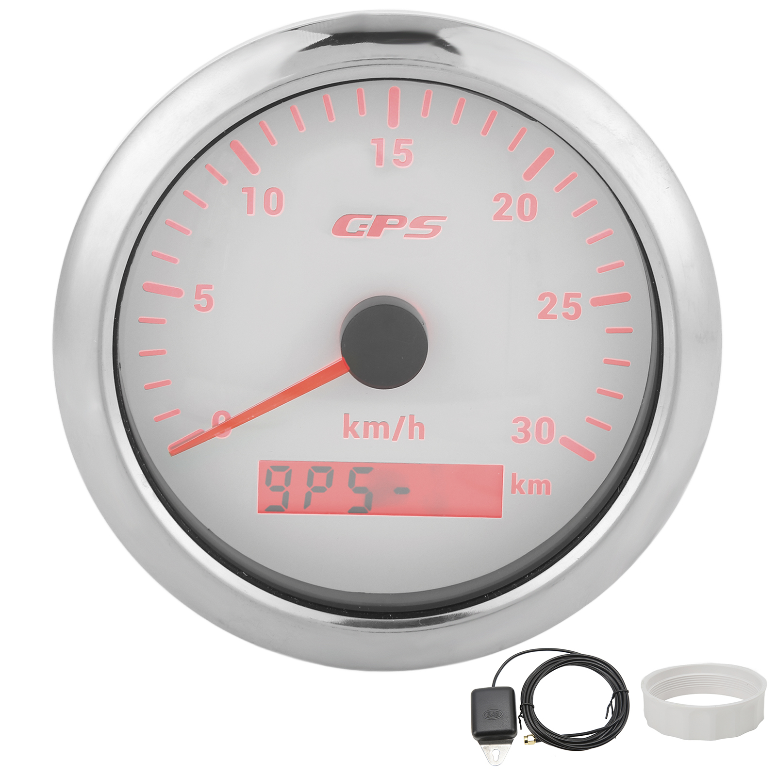 85mm Marine Auto GPS Speedometer Universal Speed Odometer 9?32V with 7 ...