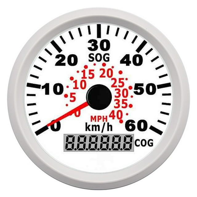 85mm Marine Boat GPS Speedometer Universal Meter 60 Km/h Speed Gauge ...