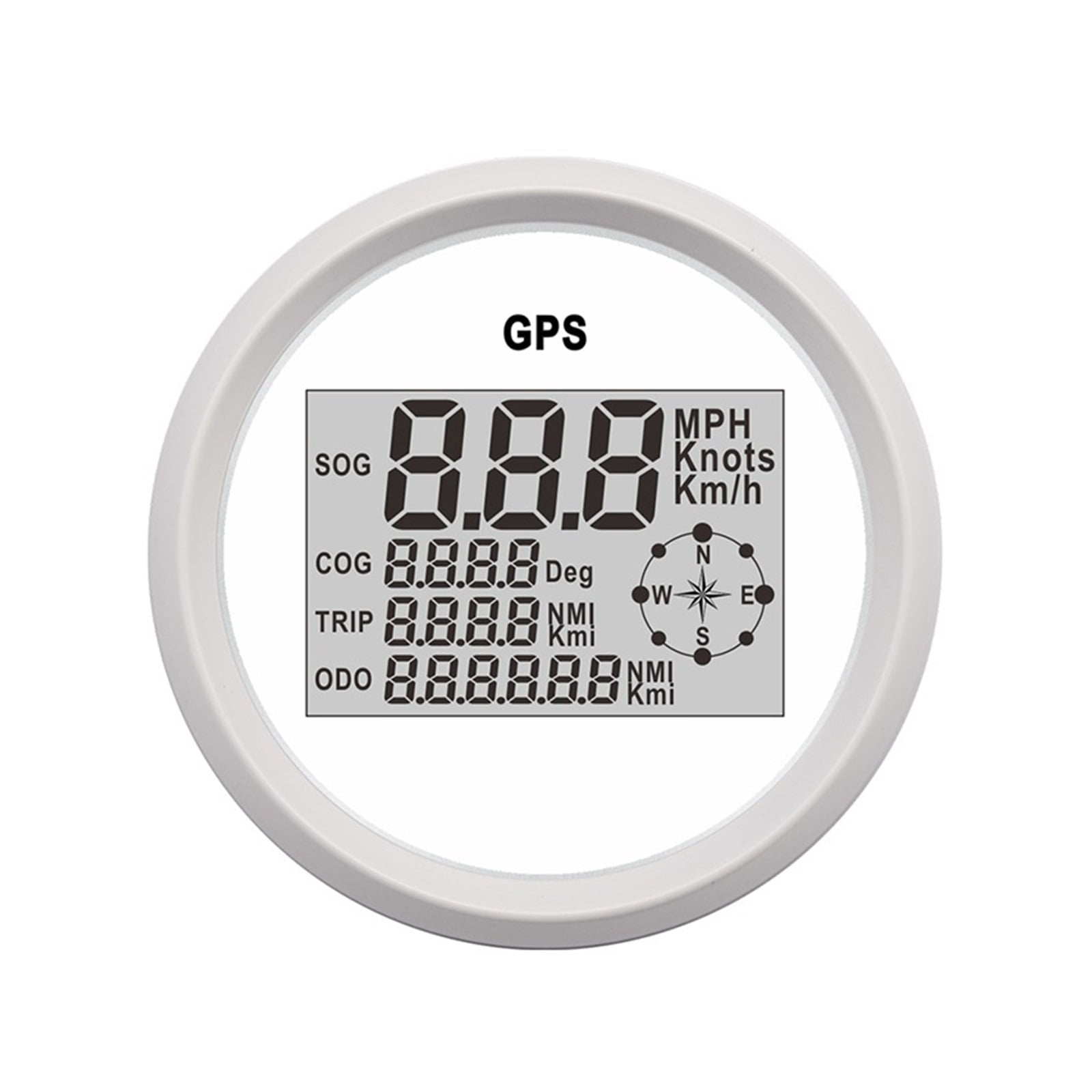 85mm UTV Digital Speedometer GPS Meter Gauge Speed Teller Fit For ...