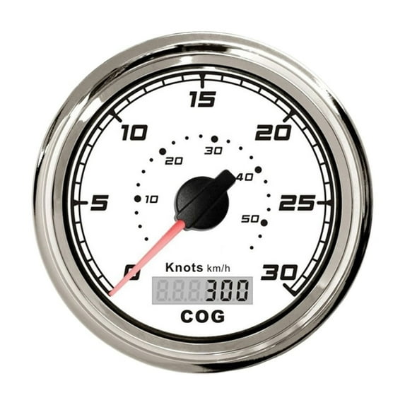 85mm Waterproof Marine Boat Vessels GPS Speedometer 0-30 Knots 0-60 ...