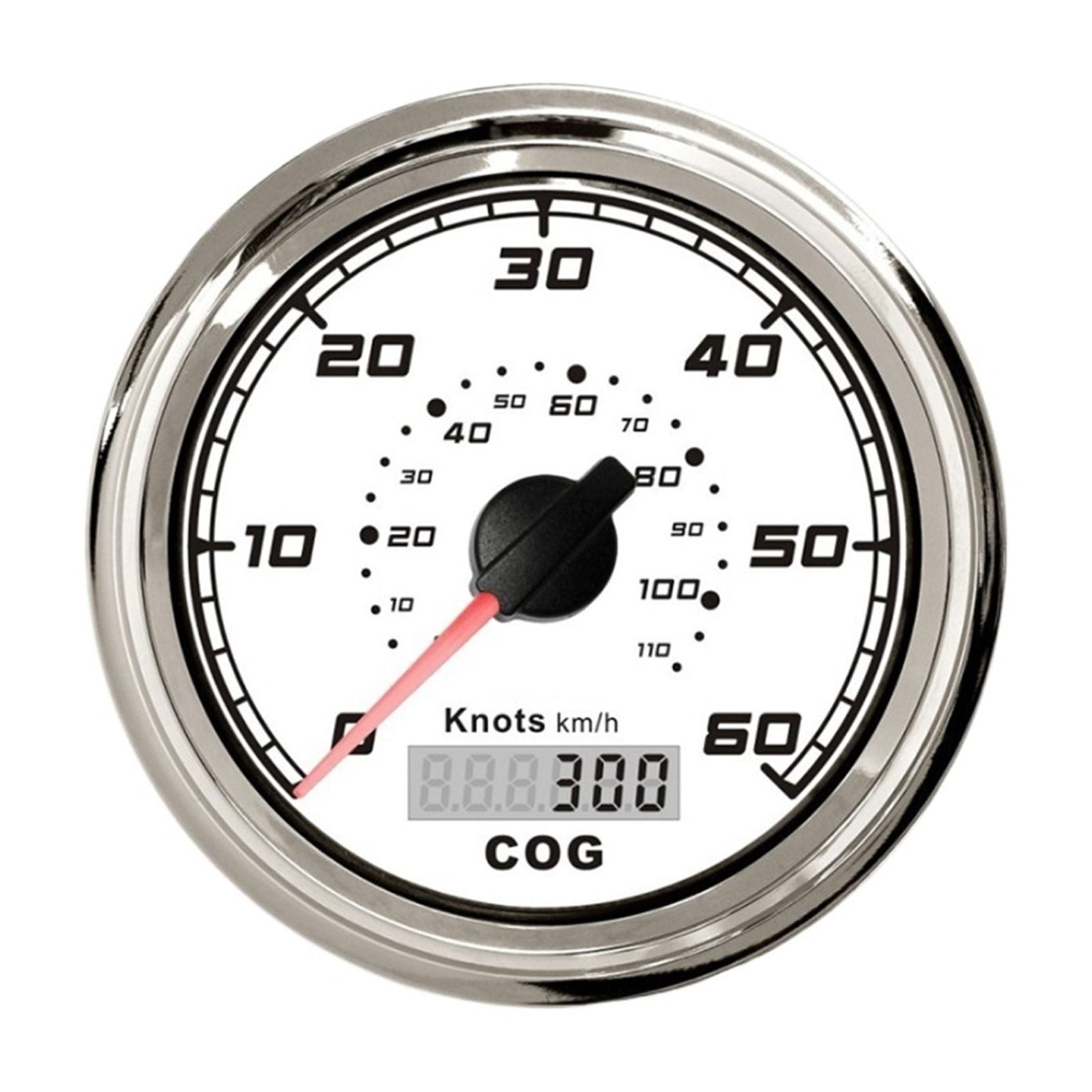 85mm Waterproof Marine Boat Vessels GPS Speedometer 0-30 Knots 0-60 ...