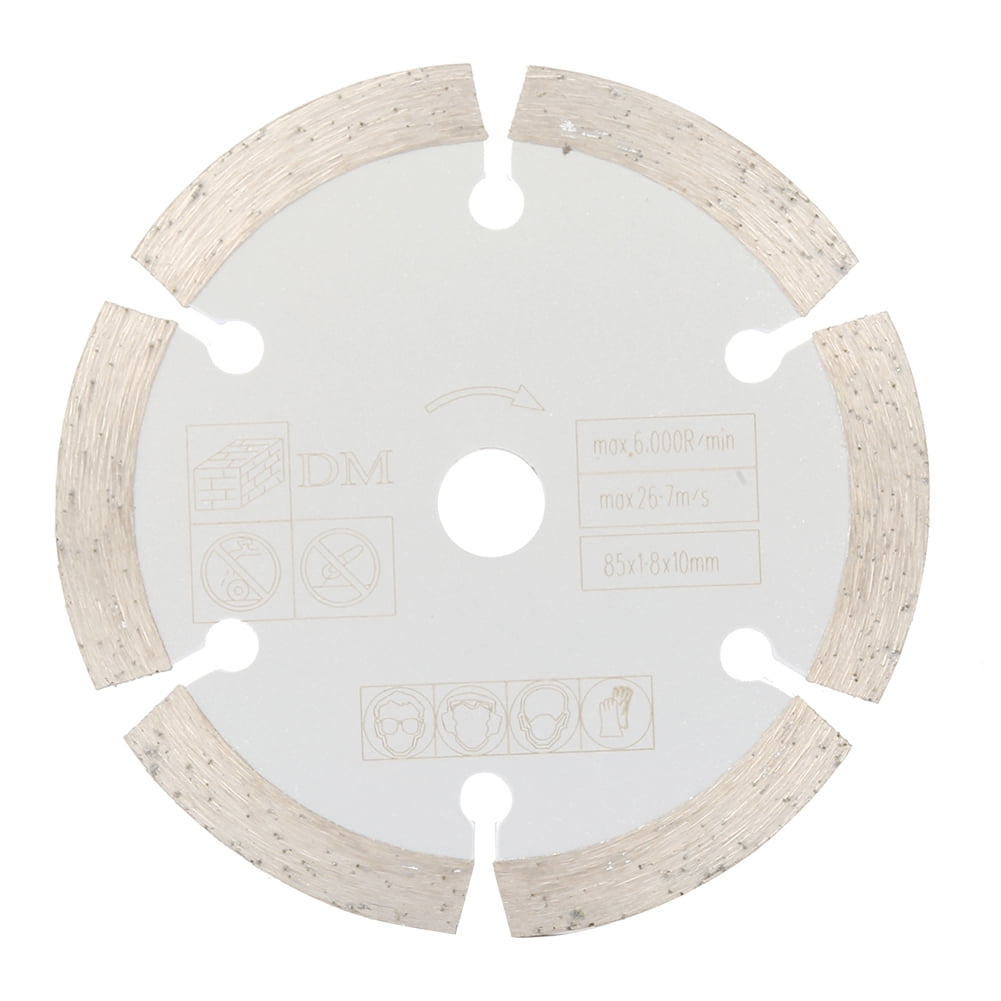 85mm x 10mm Diamond Circular Cut Saw Woodworking Rotary Tool Cutting ...