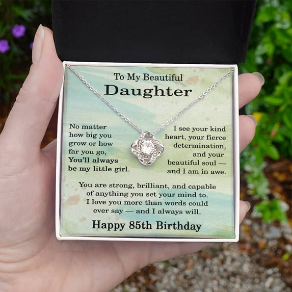85th Birthday Gifts for Daughter - 85th Birthday Necklace for Daughter - Birthday Gift Ideas for ...