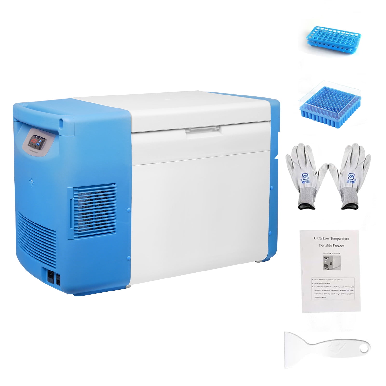 -86℃/-122.8℉ Portable Lab Cryogenic Freezer, Ultra-Low Temperature ...