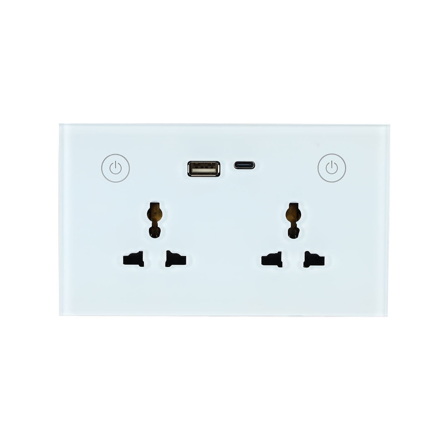 86/147 intelligent socket USB+Type-c remote control voice touch switch ...