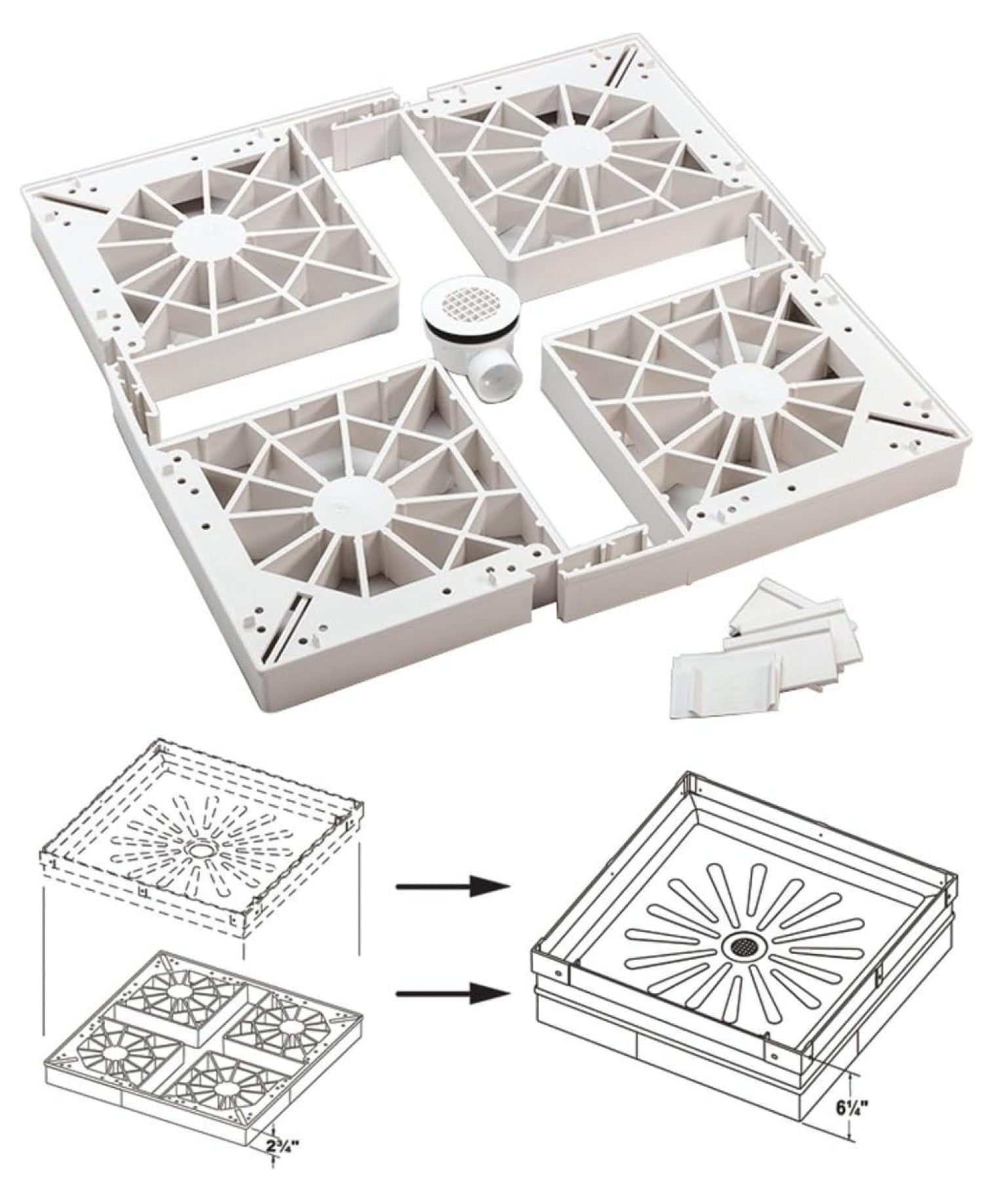 86.500 Durastall Extended Base Kit, White - Walmart.com