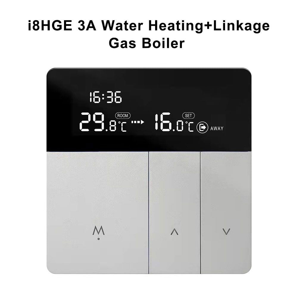 86*86*26MM 95-240V Lcd Thermostat Digital Touch Display Rrogrammable ...