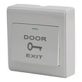 86*86mm DC 12V Waterproof Door Exit Button Release Switch With Button Box For Door Access ...