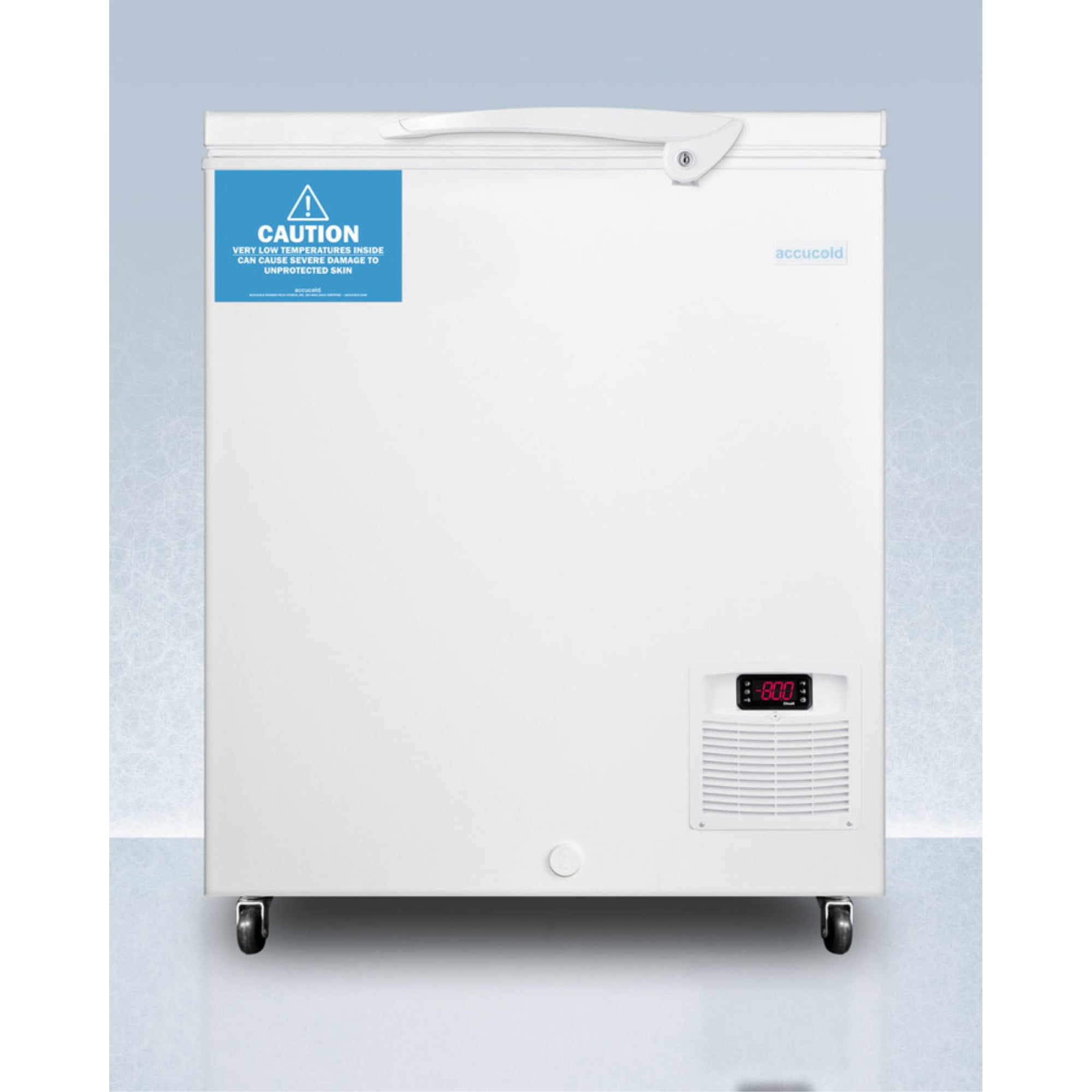 -86 C capable laboratory chest freezer with digital thermostat and 4.8 ...