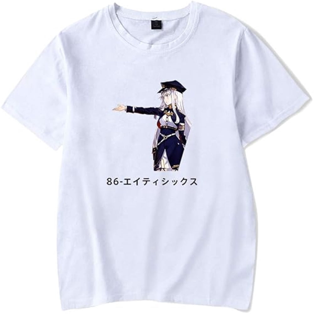 86 Eighty Six Anime T-shirts Summer Cute Short Sleeve Unisex Casual ...