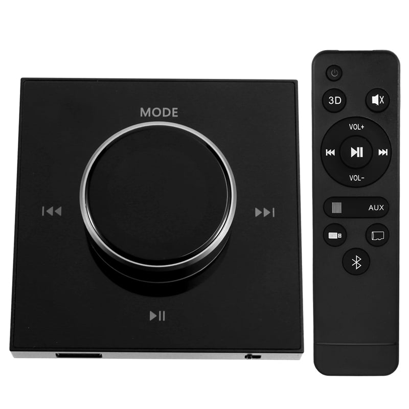 86 Hi-Fi Smart Wall-mounted Stereo Background Music Controller Black - Walmart.com