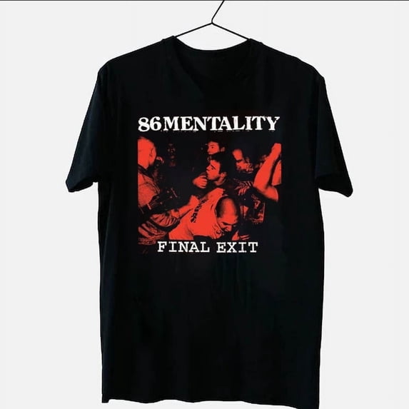 86 Mentality Band Final Exit Album Unisex T-Shirt Full Size BS109 ...