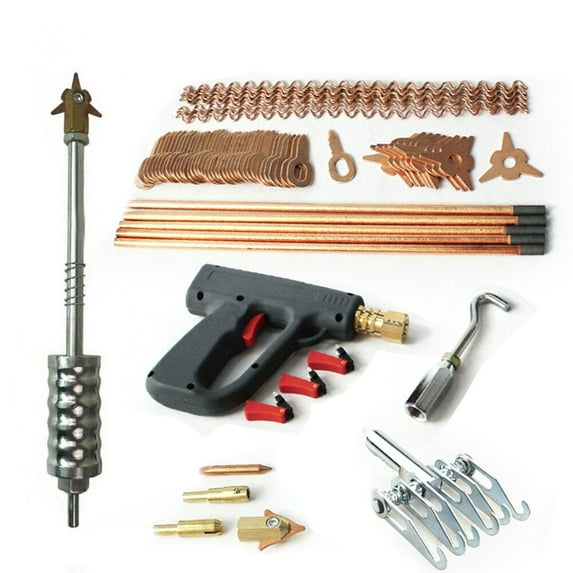 86-Piece Dent Repair Puller Kit with Spot Welder Gun, Car Body Panel ...