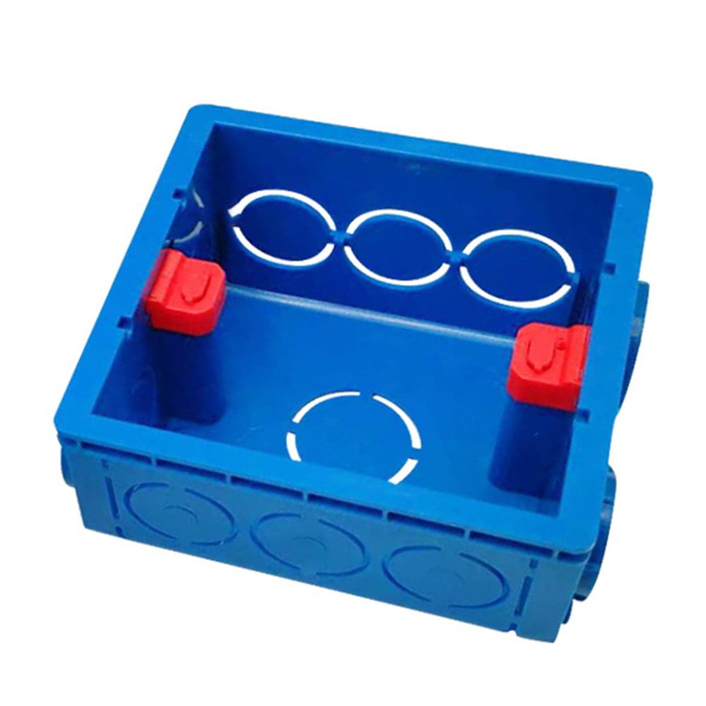 86 Square Recessed Internal Installation Junction Box Switch Socket Bottom Box - Walmart.com