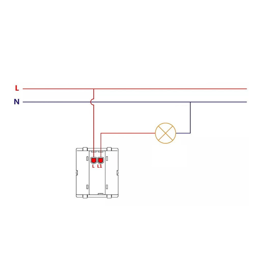 86 Type European Standard Rocker Switch Tempered Glass Switch Single ...