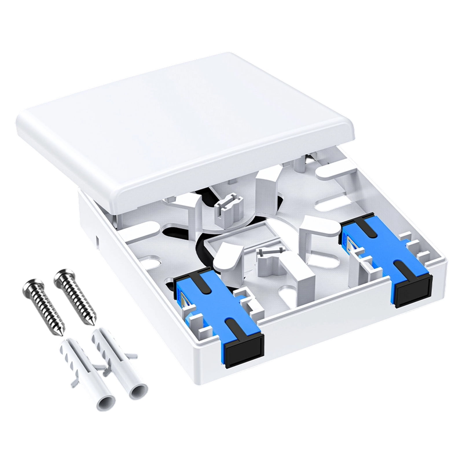 86 Type Fiber Wall Box with Ventilation Holes ABS for Networking ...