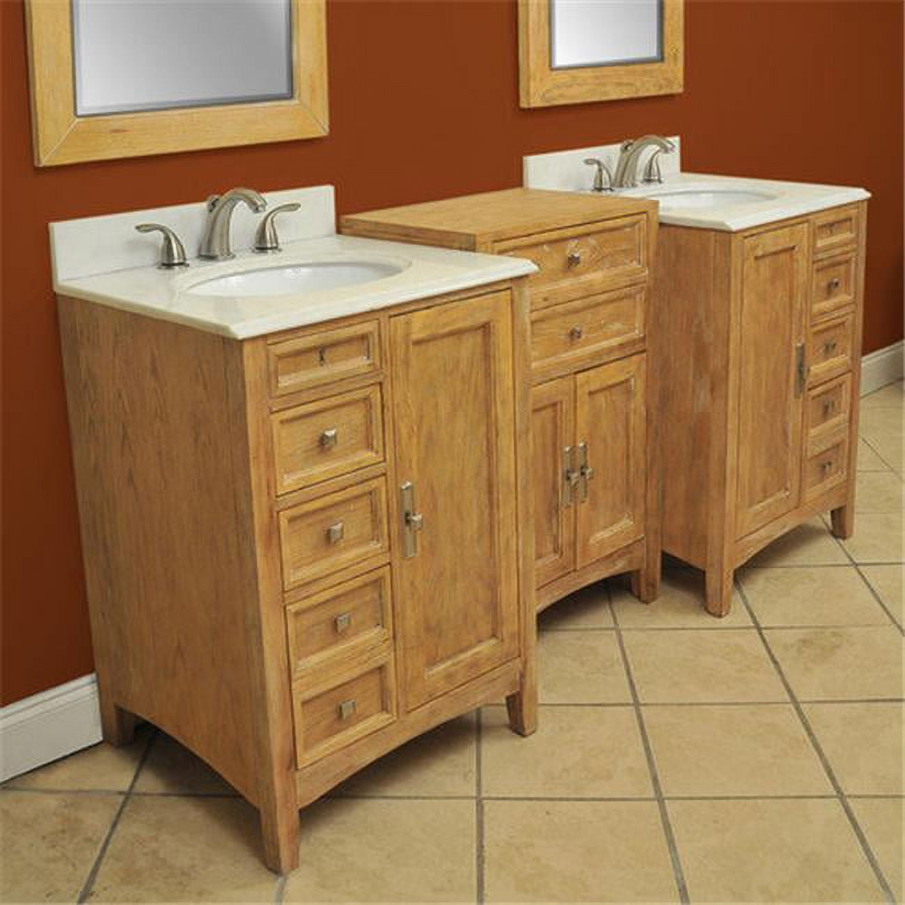 86 in. Double Basin Vanity With Tops and Undermount Basins- Midnight ...