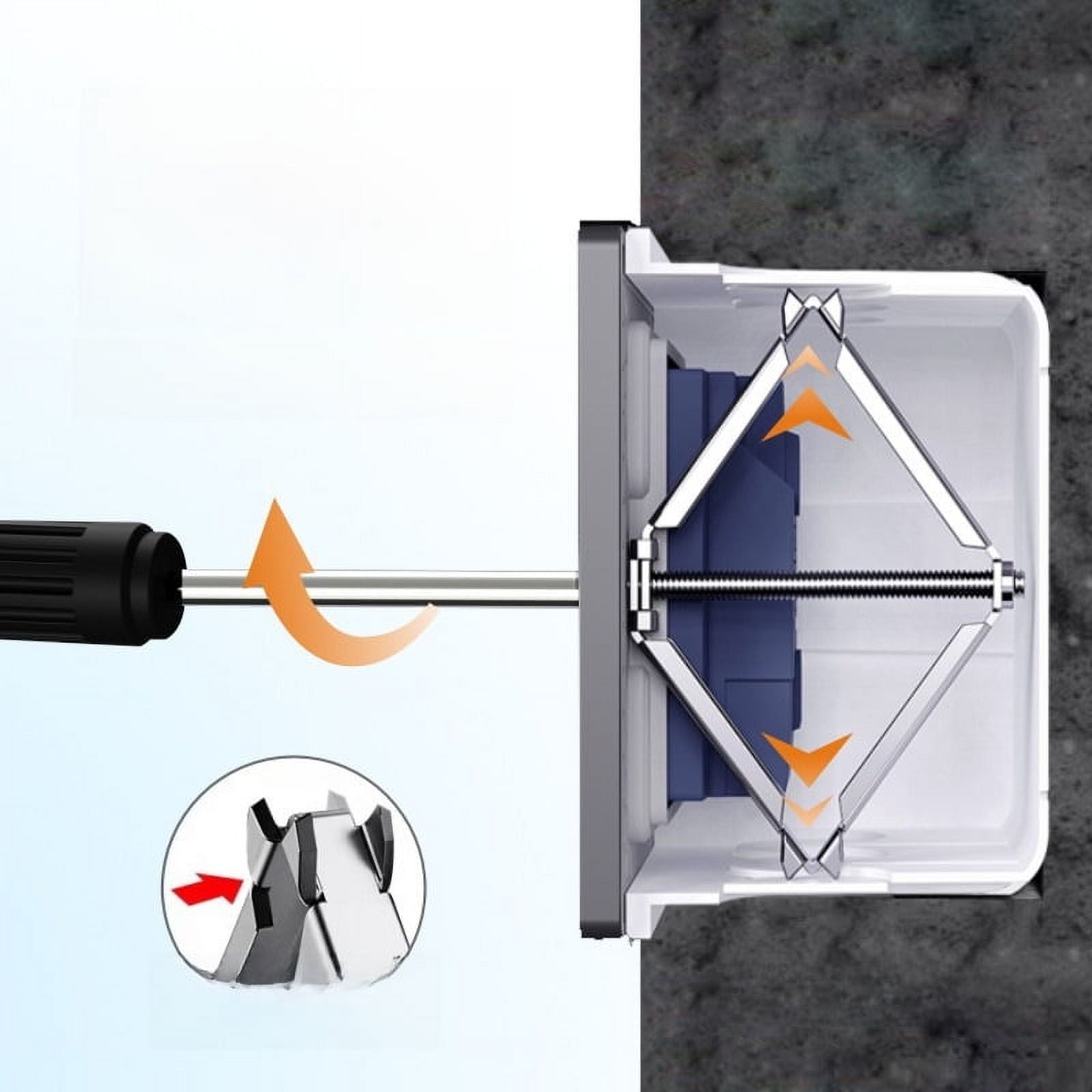 86-type cassette repair device universal bottom box junction box socket ...