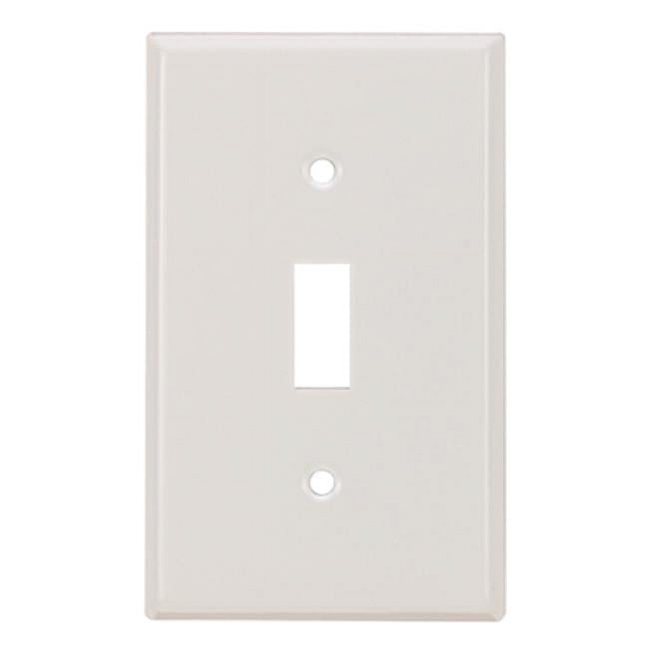 86071 1 Gang 1 Toggle Opening Steel Wall Plate, White - Walmart.com