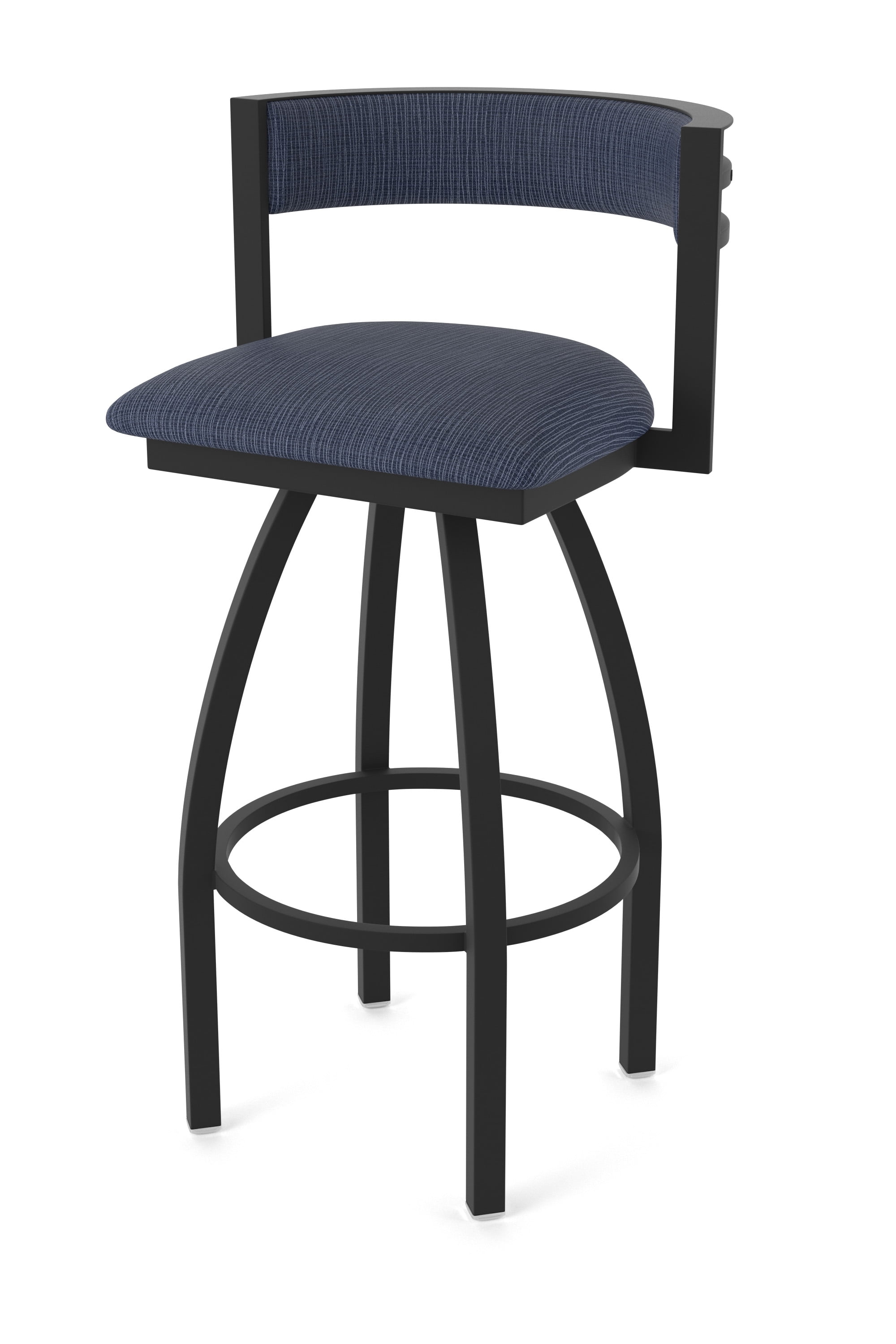 861 Artemis 25" Swivel Counter Stool with Black Wrinkle Finish and ...