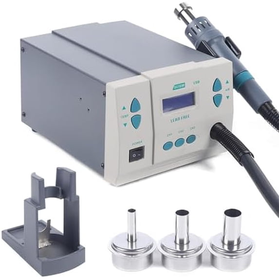 861DW Soldering Hot Air Heat Gun, 1000W Digital Heat Gun Soldering ...