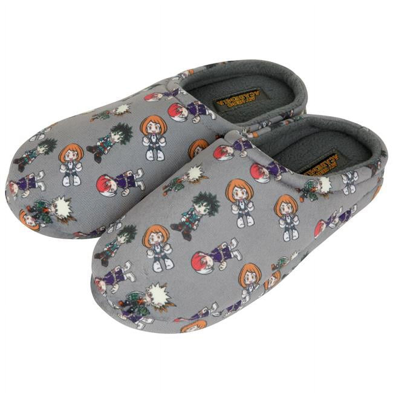 863001-large-xla Chibi Characters Mens House Slippers, Gray - Large ...