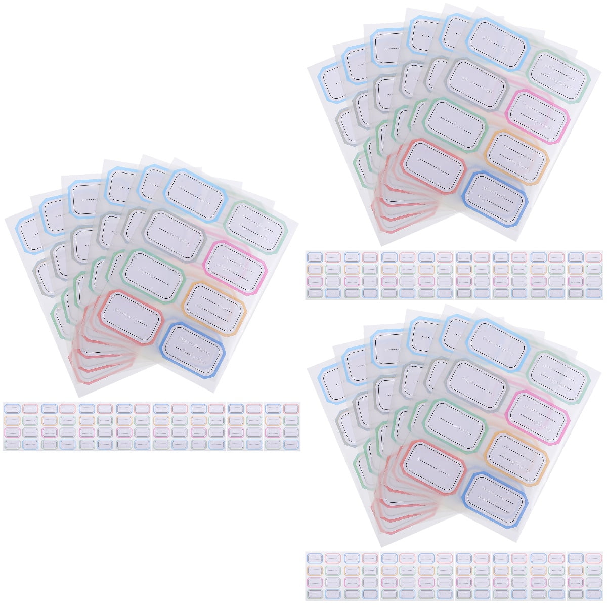864 Pcs Book Marking Sticker Writable Label Sticker Adhesive Labels ...