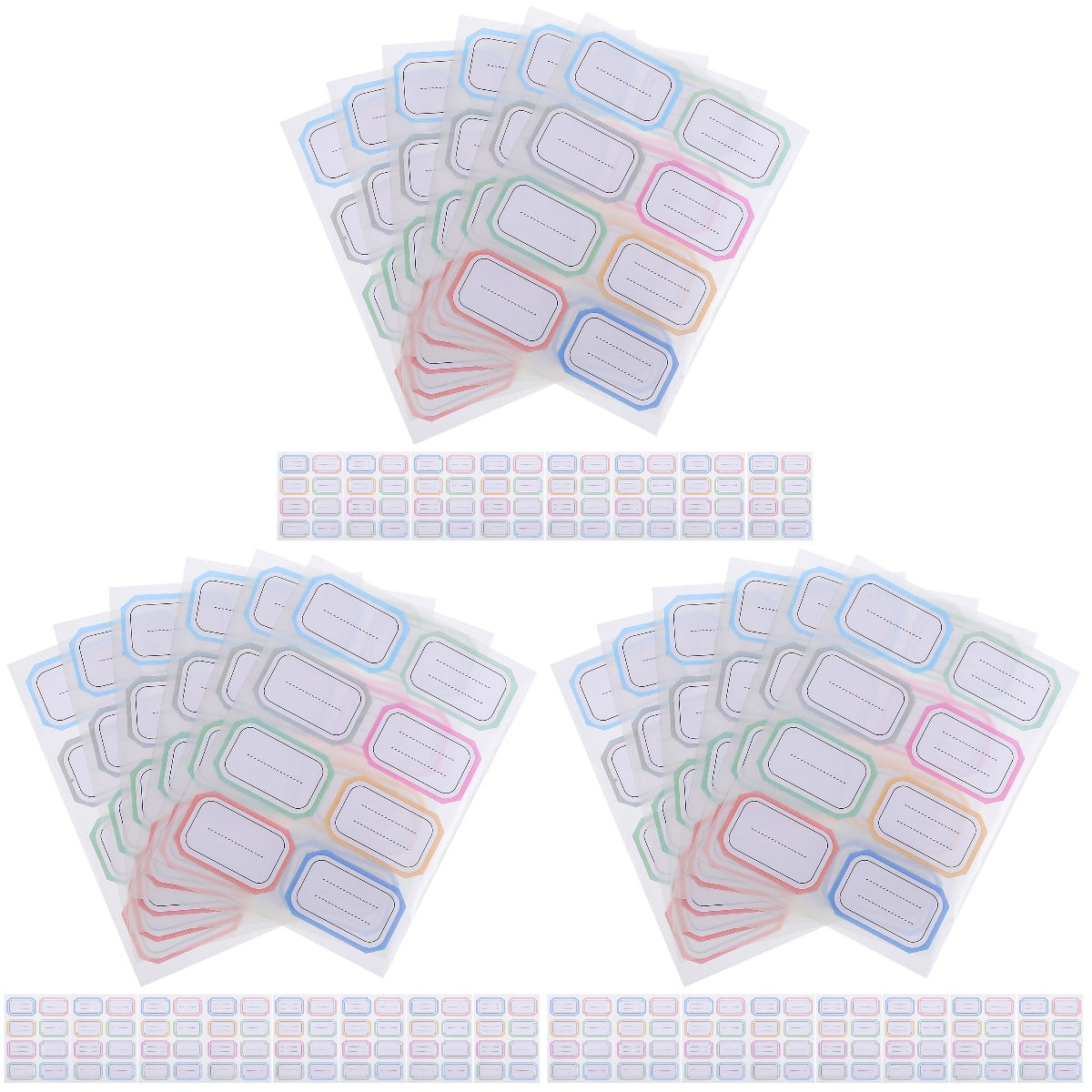 864 Pcs Writable Label Sticker Lined Writable Sticker Adhesive Marking ...