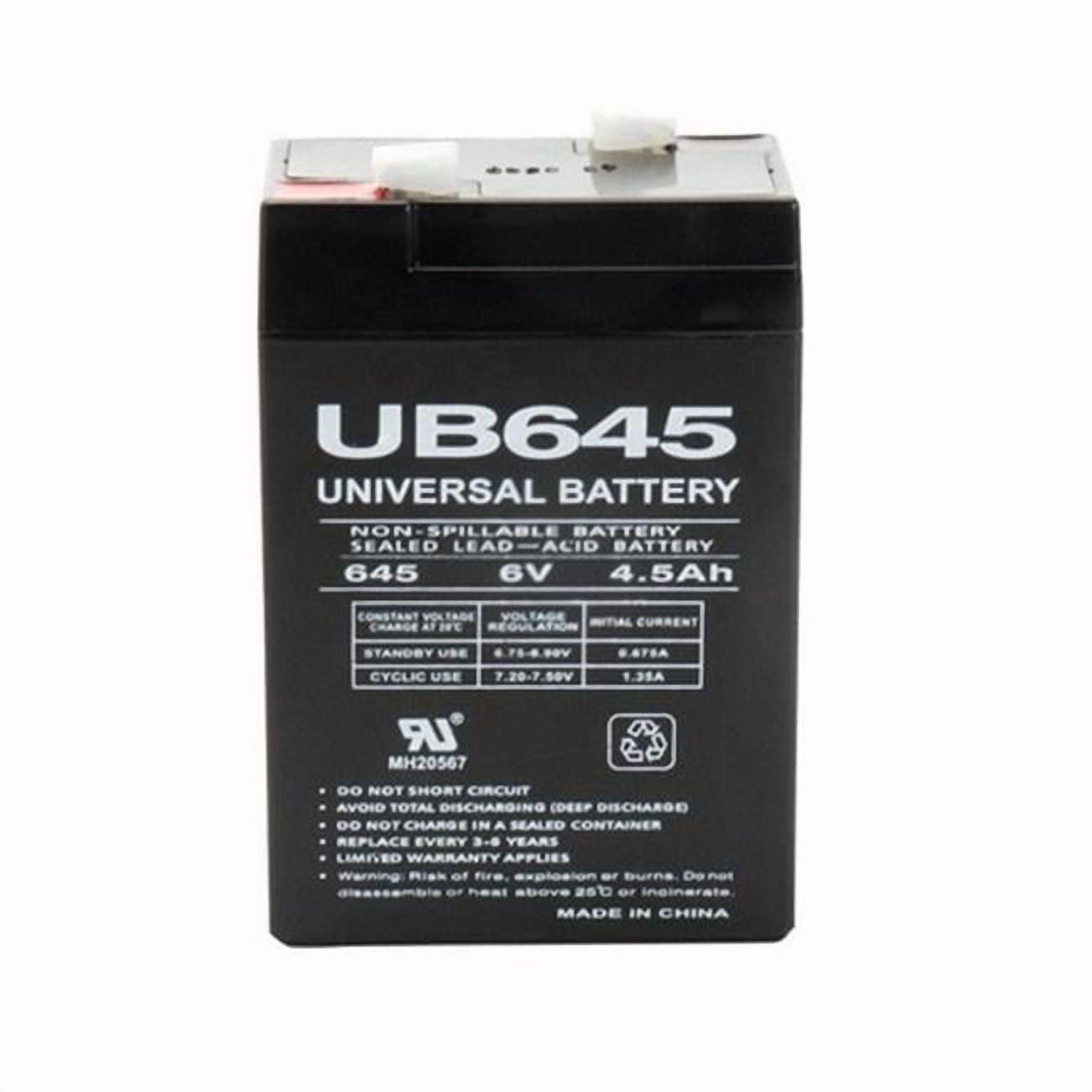 86456 6 V 4.5amp SLA Battery Set of 2- pack of 2 - Walmart.com