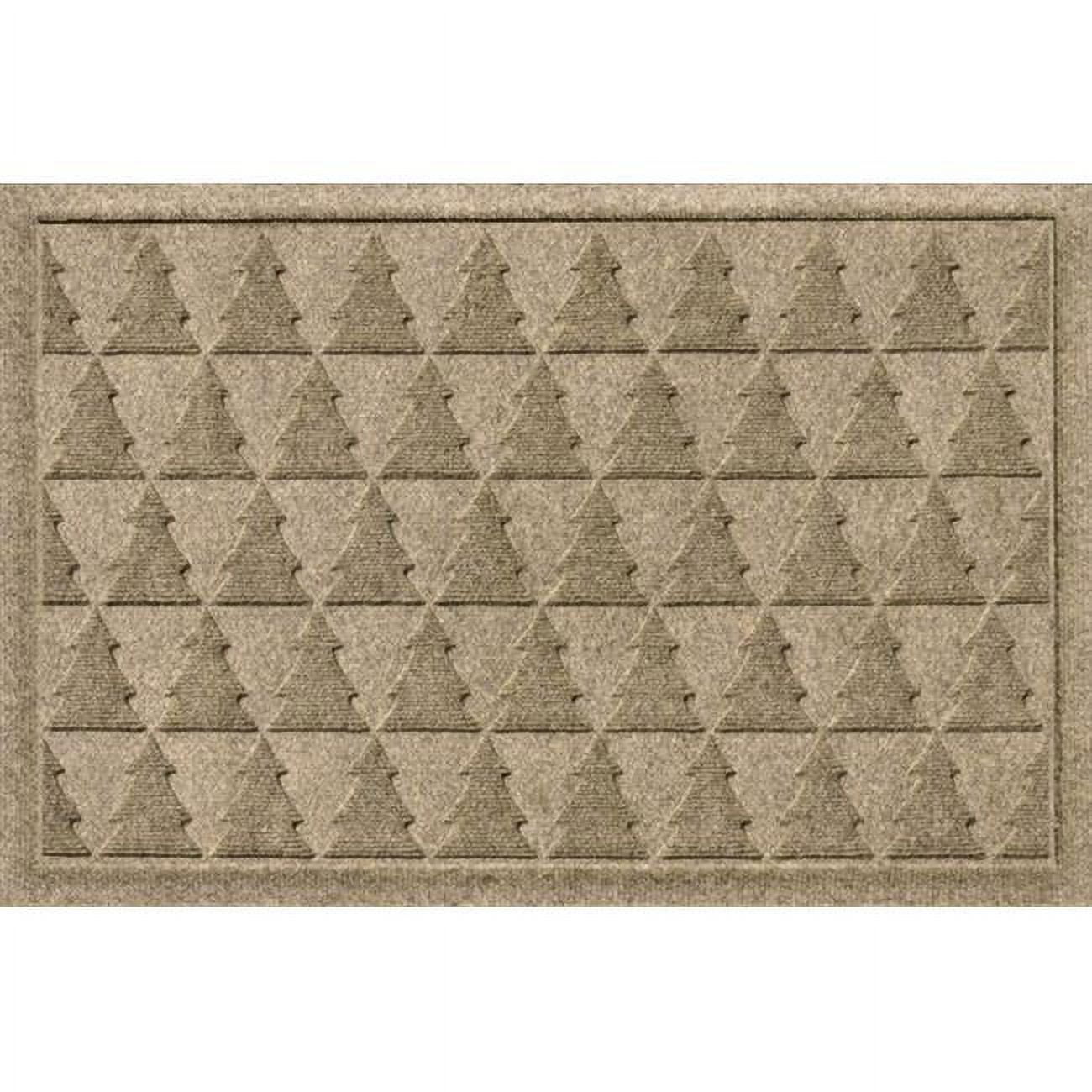 867501827 Water Guard Pine Trees Mat in Camel - 18 in. x 27 in ...