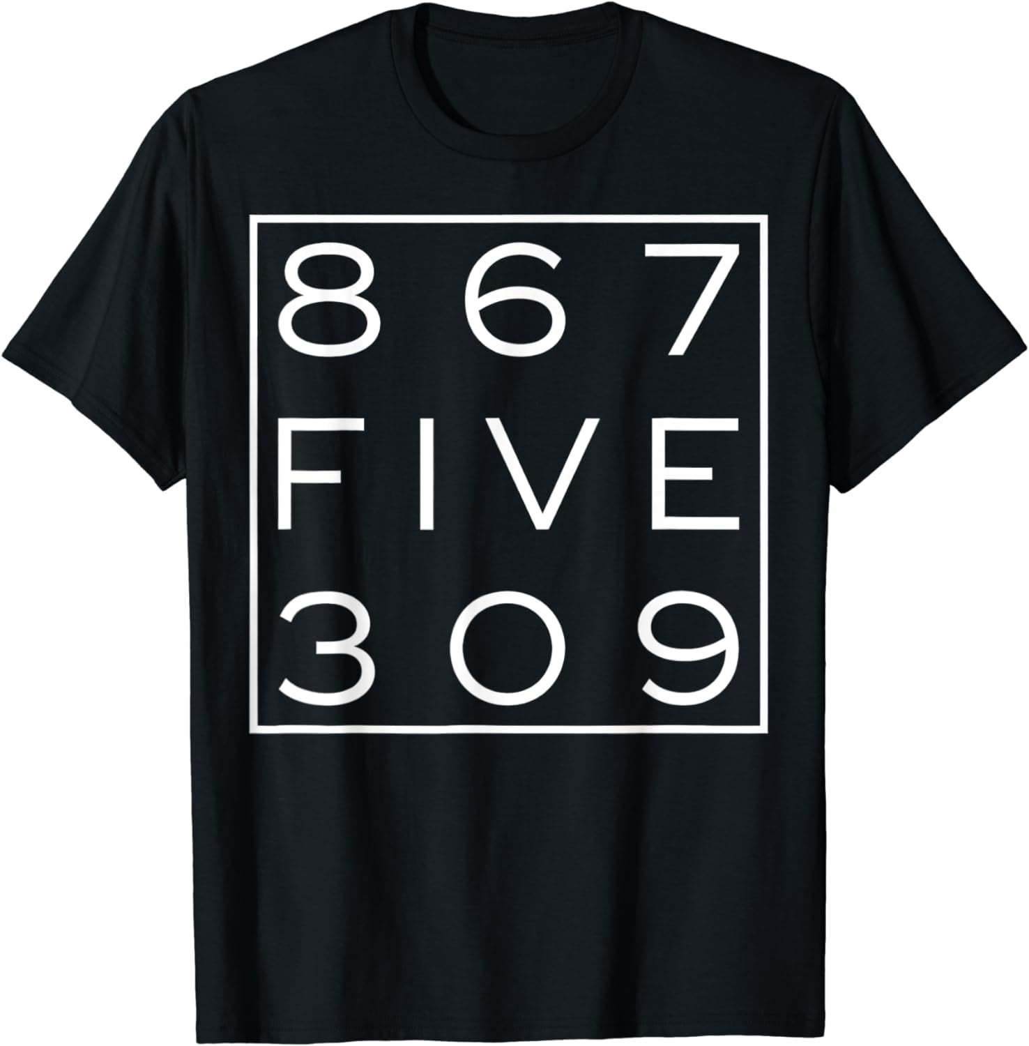 8675309 Nostalgic and Funny 80s T-Shirt - Walmart.com