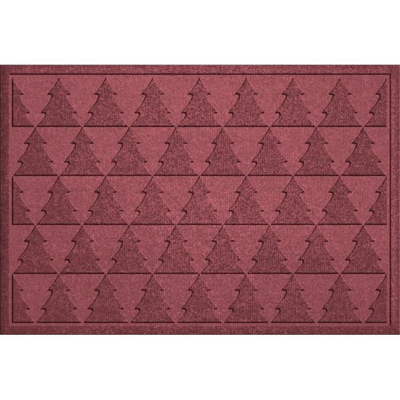 867600023 Water Guard Pine Trees Mat in Bordeaux - 2 ft. x 3 ft ...
