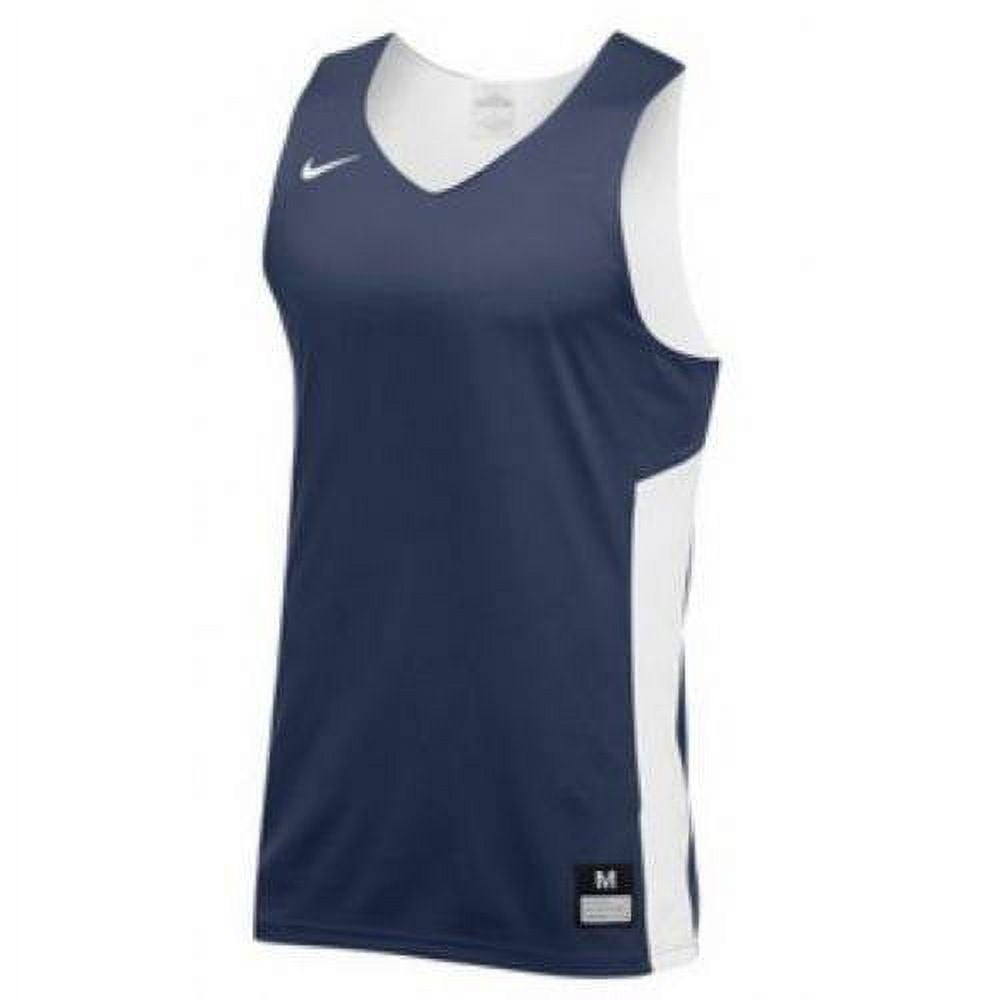 867766 Nike Men's Reversible Basketball Jersey Navy/White XL - Walmart.com
