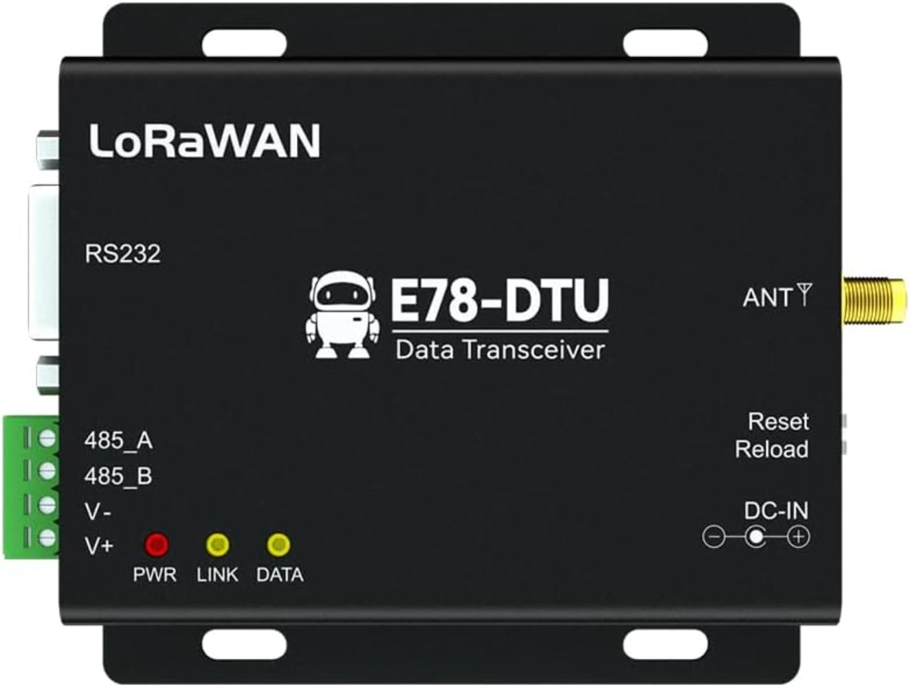 868MHz 915MHz Lorawan Gateway Wireless Data Transceiver E78-DTU(900LN22) RS232 RS485 22dbm 3KM ...