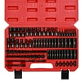 86PCS 1/4" Drive Master Impact Socket Set, Universal/Deep/Standard/Torx ...