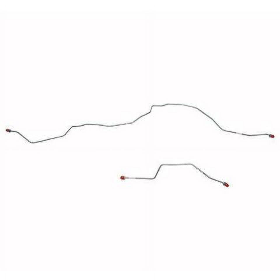 87-96 Ford F-150 Rear Axle Brake Line Set; Steel; Pickup Truck ...