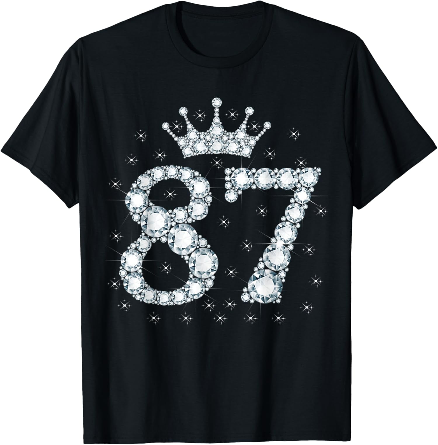 87 Crown 87 Years Old Happy 87th Birthday Girl Women T-Shirt - Walmart.com
