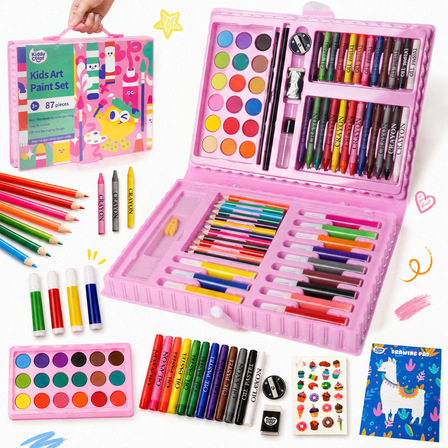 Crayola Inspiration Art Case, 140pc, Child's Craft Kit, Assorted Colors ...