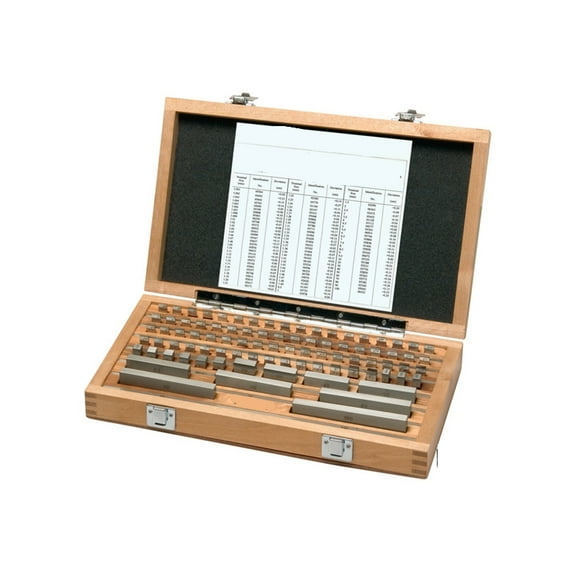 87-piece gauge block set in grade 2 steel ,Easy to Use - Walmart.com