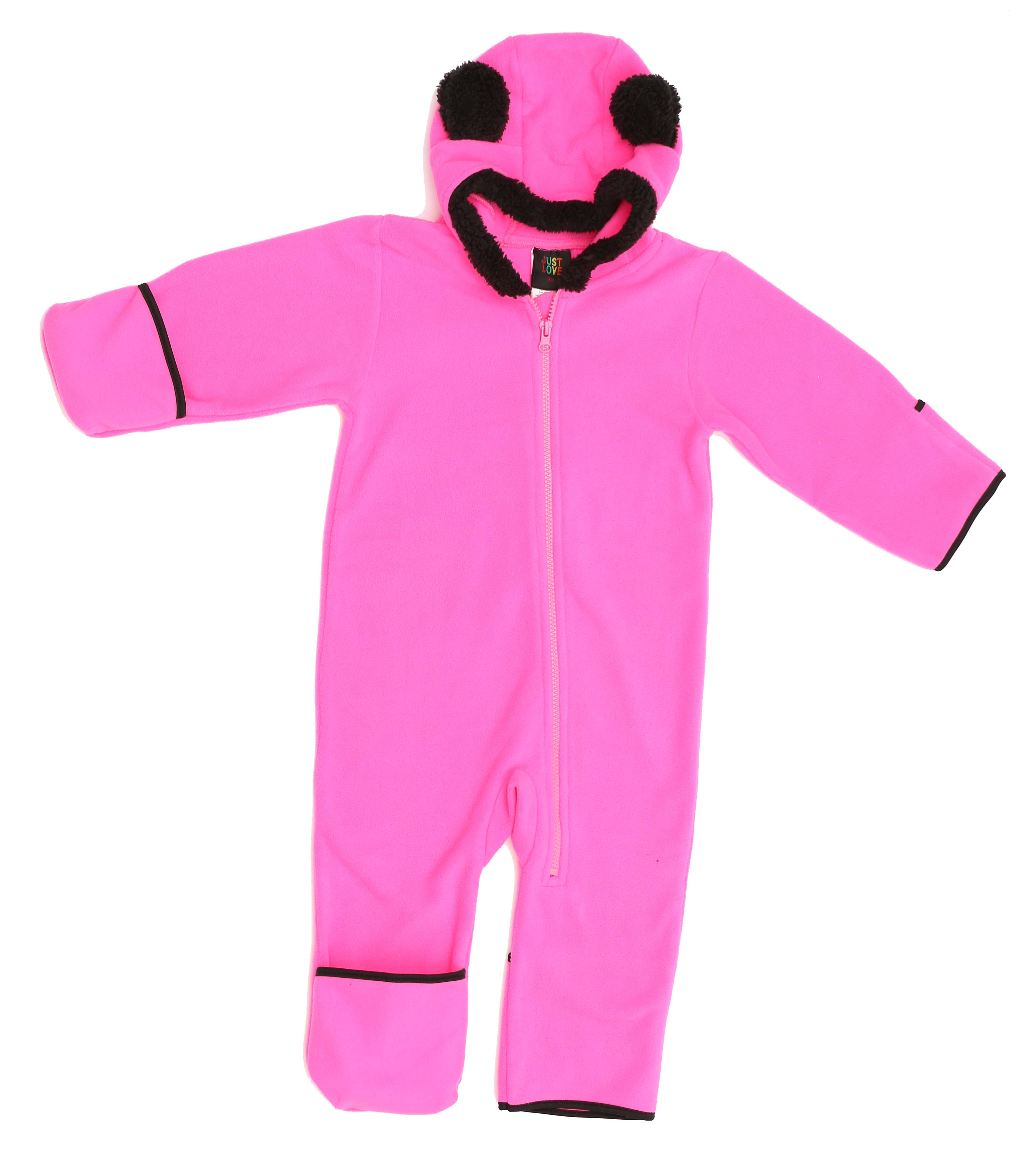 87003-FUCBLK-12MO Just Love Baby Girls Fleece Pram - Walmart Business ...